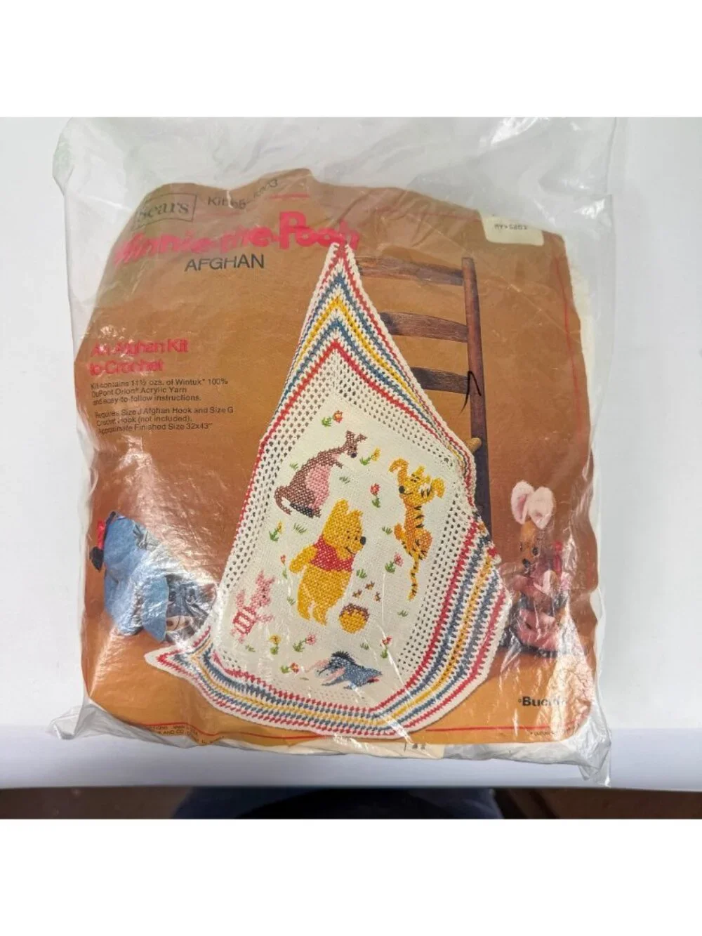 Bucilla | Office | Vintage Sears Bucilla Winnie The Pooh Afghan Crochet ...